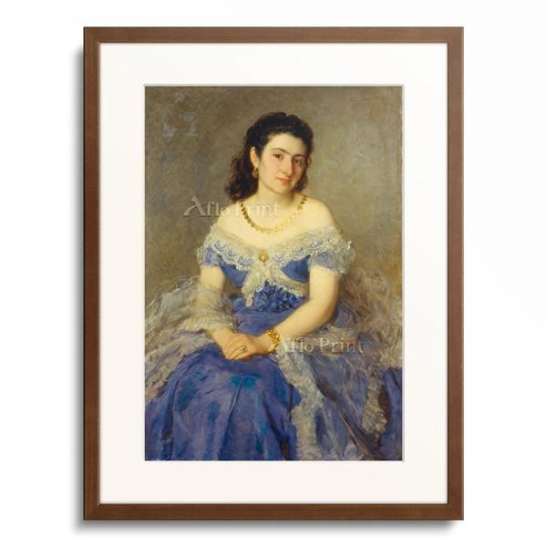 Chr. Wunibald Angilbert Gobel 「Portrait of a Lady. 1868」 : アフロプリント - 通販 ...