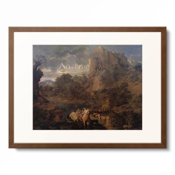 ニコラ・プッサン Nicolas Poussin 「Landscape with Hercules and Cacus. About 1660 ...