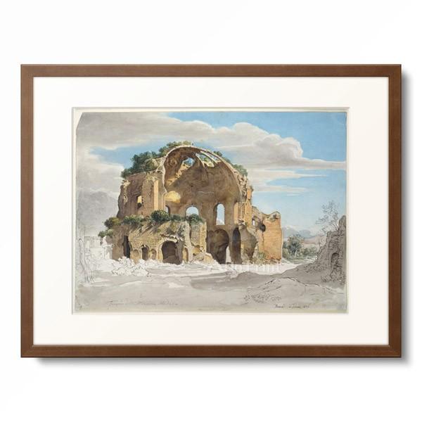 アーンスト・フライズ Ernst Fries 「Rome, Temple of Minerva Medica. 1826」 : アフロプリント ...