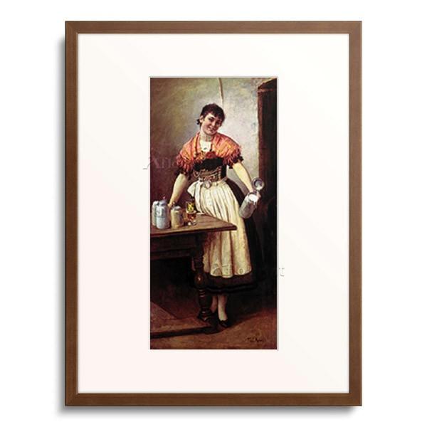 Toni Aron 「The Beautiful Coletta. Waitress at a brewhouse. Um 1890 ...
