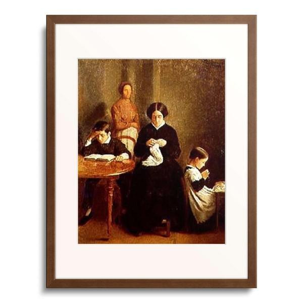 レオン・ボナ Leon Joseph Florentin Bonna 「Die Familie des Kunstlers. 1893 ...