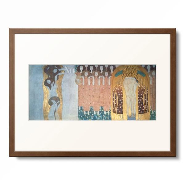 グスタフ・クリムト Gustav Klimt 「ベートーヴェン・フリーズ第3壁面 Beethoven-Fries, 1902」 : アフロ ...