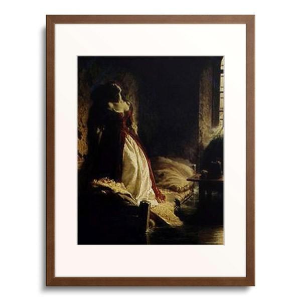 Konstantin Dimitr Flawitzky 「Princess Tarakanov in the dungeon, 1776 ...