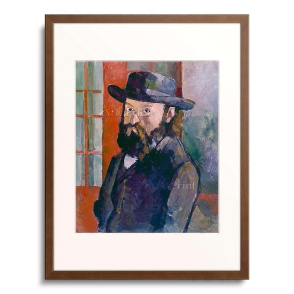 ポール・セザンヌ Paul Cezanne 「Self portrait. 1879」 : アフロプリント - 通販 - Yahoo!ショッピング