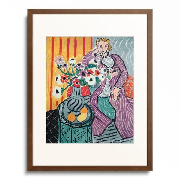 アンリ・マティス Henri Matisse 「Purple Robe and Anemones. 1937.」 : アフロプリント - 通販 ...