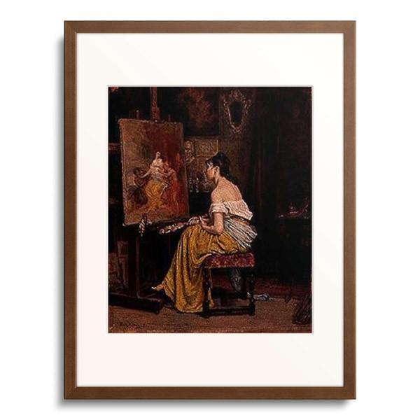 Emile Robellaz 「Das Modell vor der Staffelei. 1880.」 : アフロプリント - 通販 ...