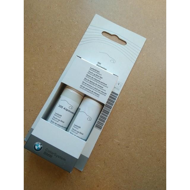 タッチアップ ペイント BMW純正 タッチペン アルピン ホワイト3 No.300 51910301918 クリックポスト送料無料 ...