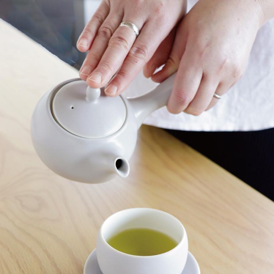 SALIU 急須330ml 結 YUI 大容量 おしゃれ 北欧風 大きめ 2人用 3人用 サリュウ 磁器 横手 シンプル 無地 茶こし モダン 美濃焼 日本製 : 日本製 産地の生活雑貨 ...