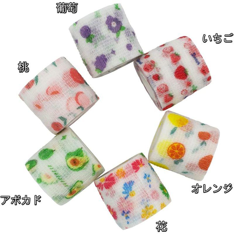 Edostree ペットフレックス 粘着包帯 自着性伸縮包帯 弾力包帯 バンテージ ペット 犬 猫 伸縮 防水 不織布 6点セット 5cmx : 20240209003323-00955 ...