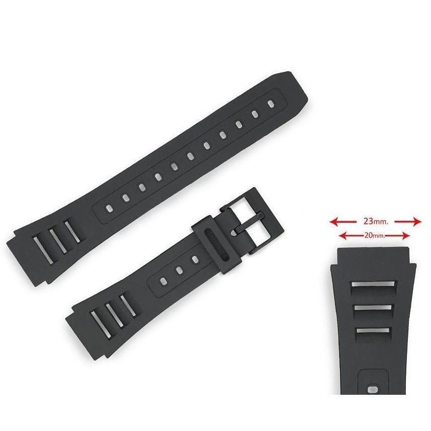 CASIO Diloy 20mm カシオ 互換 腕時計ベルト JC11,W71,W72,W740,DW250DGJ,GPX100 : アジェー ...