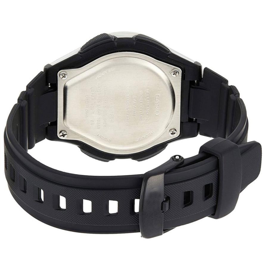 Diloy 腕時計 ベルト カシオ 互換 バンド W-213-1AVSW, AQ-180W-7BW, W-213-2AVSW, AQ-180W ...