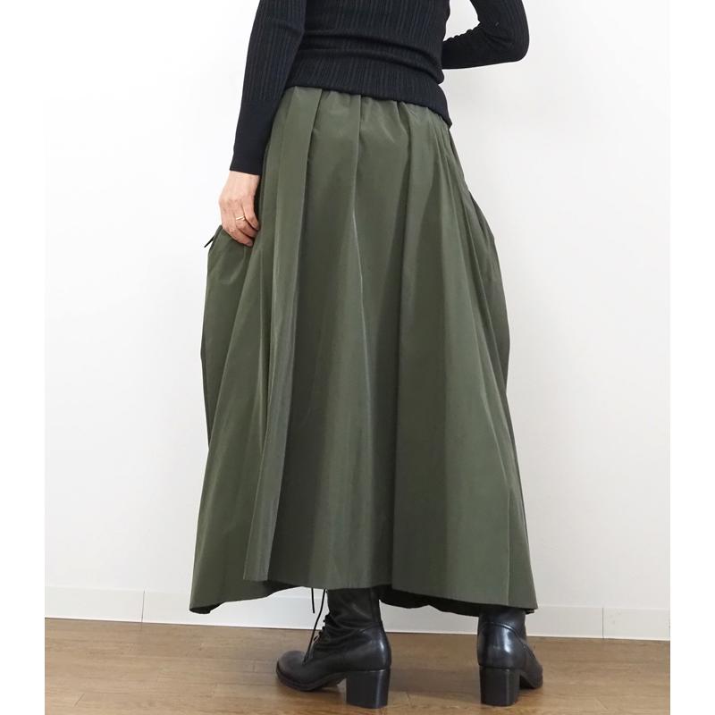 Liyoca リヨカ ギャザーロングタフタスカート レディース M-03602 : m03602 : セレクトショップAGIL - 通販 ...