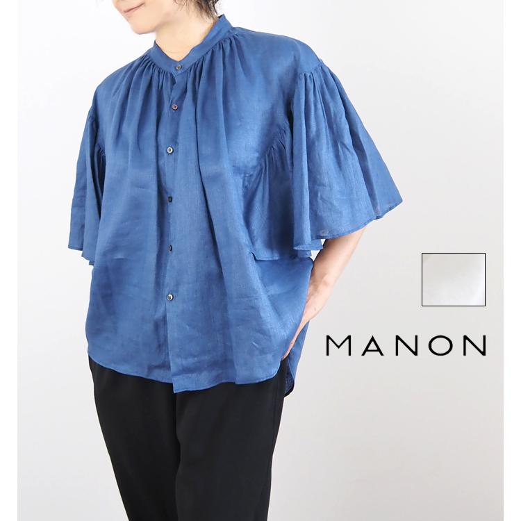 MANON マノン リネンアミカルシャツ フレアースリーブ レディース mnn-sh-290 : セレクトショップAGIL - 通販 - Yahoo!ショッピング