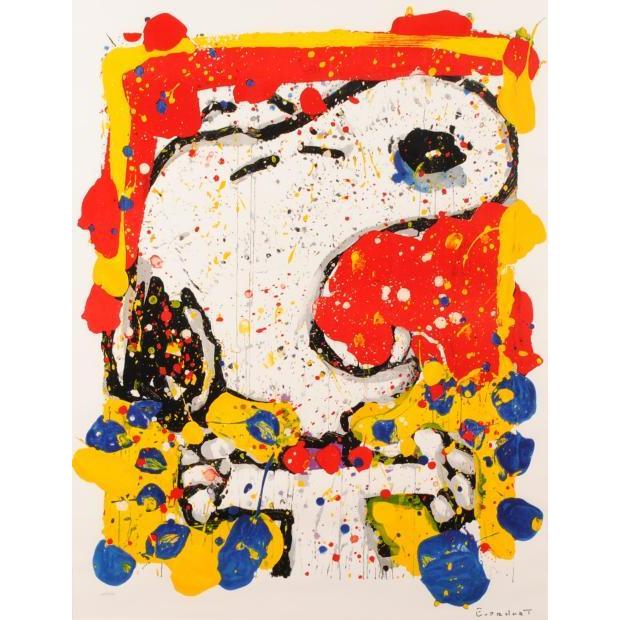 スヌーピー 絵画 ポップアート 版画 リトグラフ トム スヌーピー 絵画 ポップアート 版画 リトグラフ トム