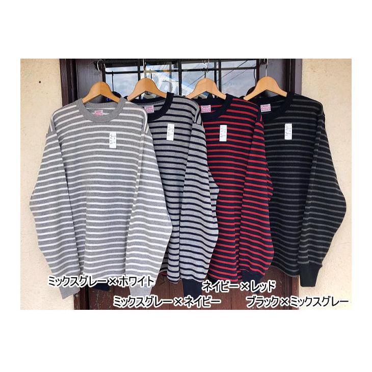 CUSHMAN クッシュマン ボーダーワッフルTee 長袖Tシャツ メンズ レディース コットン100％ 26353 : AGOGO - 通販 - Yahoo!ショッピング