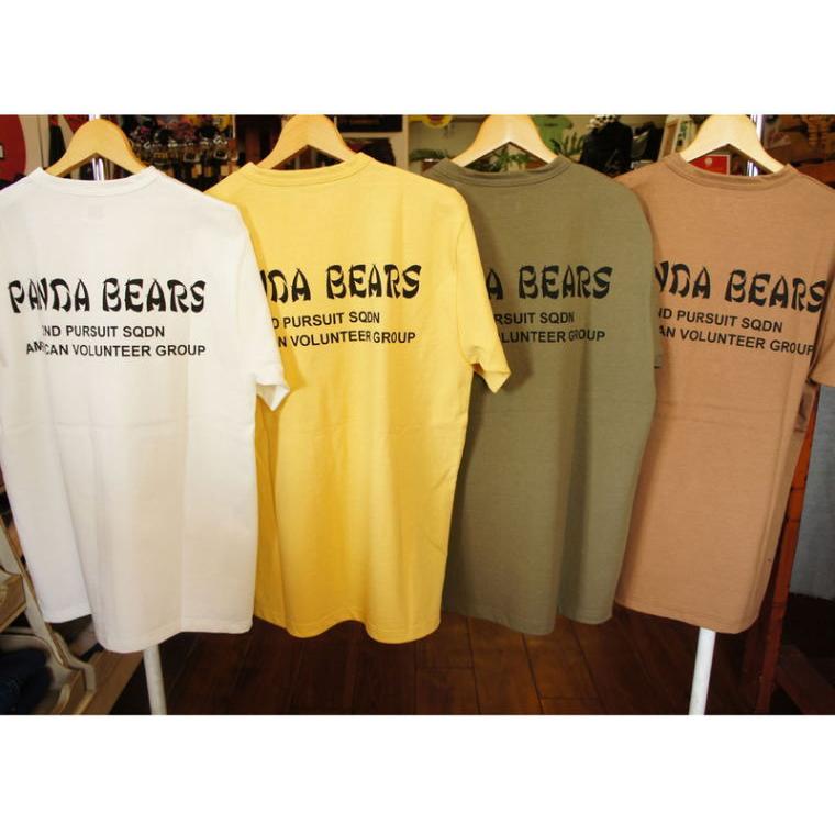 CUSHMAN（クッシュマン） プリントTee (PANDA BEARS) 半袖Tシャツ コットン100％ 26610 : AGOGO ...