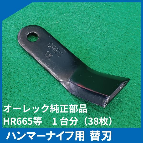 【メーカー純正品 送料無料】オーレック・共立 ハンマーナイフ刃 38枚セット HR665等対応 80-1610-821-00 : あぐりショッパー - 通販 - Yahoo!ショッピング