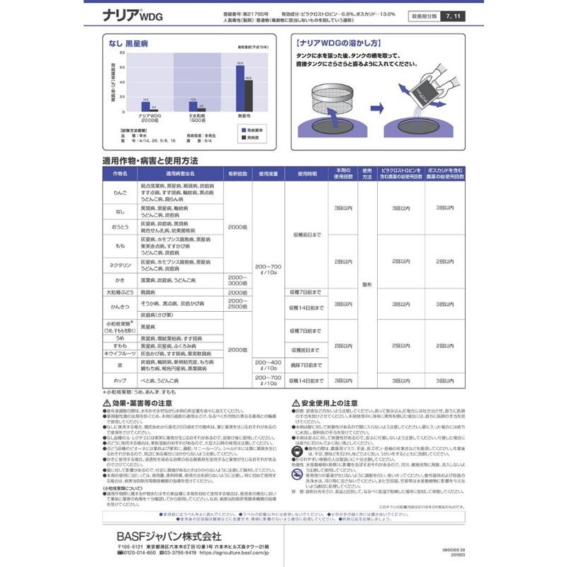 果樹・茶用殺菌剤 ナリアWDG 250g : アグリマートYahoo!店 - 通販 - Yahoo!ショッピング