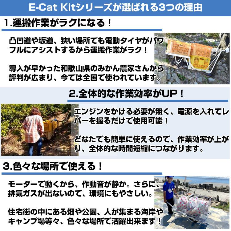 (Cubo Rex/キューボレックス) E-cat Kit2 ねこ車電動化キット 電動 運搬車 農業 運搬車 (耐荷重100kg)(代引き不可） :cbx-ecatkit2:アグリズ ヤフー ...