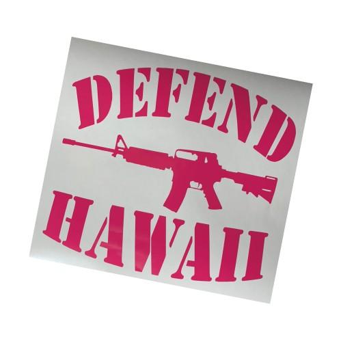 DEFEND HAWAII カッティングステッカー Sサイズ ホットピンク OldTYPE : ART FACTORY AG STYLE ...