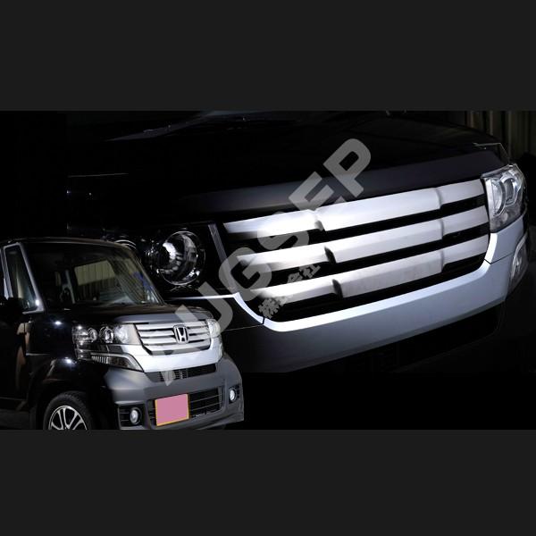 [特価]N-BOX JF1/2 〜2015年2月 前期 フロントグリル グリル フロントガーニッシュ 取り替え ABS樹脂 ステンレス 鏡面1P au-ex400 : あぐせぷ - 通販 ...