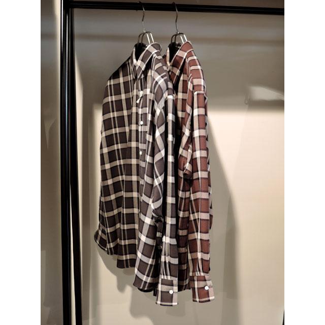 MARKAWARE (マーカウエア) A22D-05SH02C オーガニックウール ヴィエラ コンフォートフィット シャツ GREEN ...