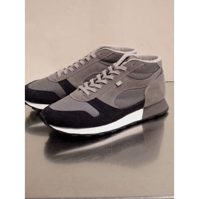 WALSH (ウォルシュ) 【MADE IN ENGLAND】 CHALLENGER チャレンジャー ツートン ミッドカットスニーカー GREY/NAVY : Trait dunion by ...