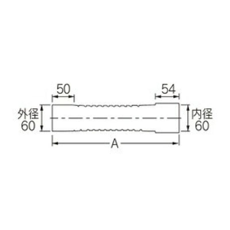 カクダイ-排水・通気 #437-331 排水フレキパイプ 50×300 :w0033413:プロの工具専門店 愛道具館 - 通販 - Yahoo!ショッピング