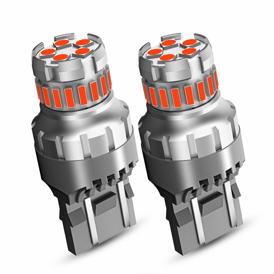 OXILAM t20 led ブレーキランプ レッド t20 led ダブル 3倍の明るさ 爆光 t20 led ブレーキ・テールランプ 23 ...