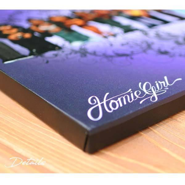 DGA アートパネル 壁掛け HOMIE GIRL パープル フィギュア キャンバス HOMIES ファブリックパネル ホーミーズ ホーミー ...