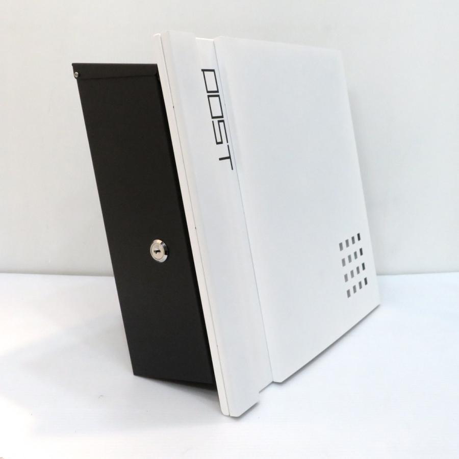 ポスト 郵便ポスト郵便受けおしゃれ北欧大型メールボックス 壁掛け鍵付マグネット付 ホワイト 白色ポストpm462 : アイホーム - 通販 - Yahoo!ショッピング