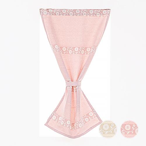 小窓用 オーダー カフェカーテン／幅51〜100cm×丈15〜50cm／かわいい花柄ボーダーのカフェカーテン「マリー」 : オーダーカーテン aiika - 通販 - Yahoo!ショッピング