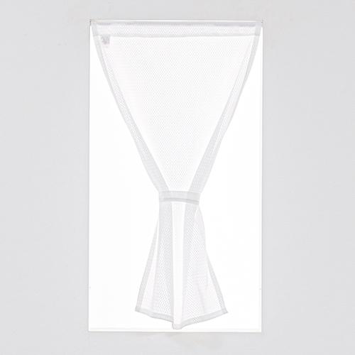 小窓用 オーダー レースカフェカーテン／生地サンプル／細かいチェック柄の防炎UVカットミラーレースカフェカーテン「ビリオン」 : オーダーカーテン aiika - 通販 - Yahoo!ショッピング