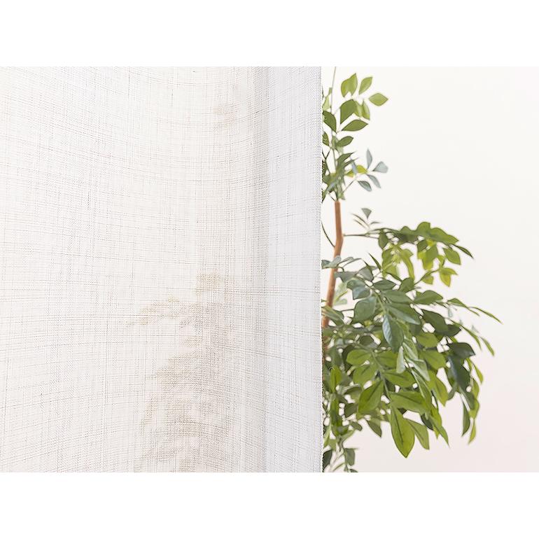 レースカーテン オーダーカーテン／麻ライクでナチュラルな素材感のある防炎レースカーテン Indico「ボイル リーノ」 : オーダーカーテン aiika - 通販 - Yahoo!ショッピング