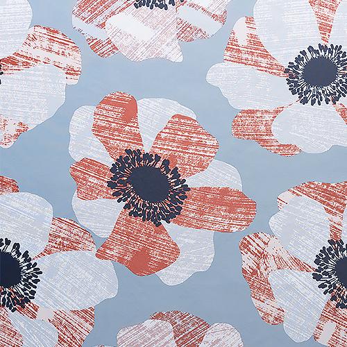 遮光カーテン オーダーカーテン／北欧調でポップな花柄の防炎2級遮光カーテン HYGGE「マルタン」 : オーダーカーテン aiika - 通販 - Yahoo!ショッピング