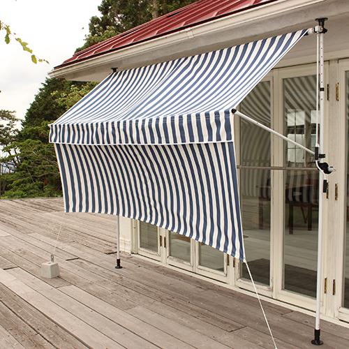 日よけ オーニング 突っ張り式 物干し竿・前幕付きオーニング（幅2mタイプ） : オーダーカーテン aiika - 通販 - Yahoo!ショッピング