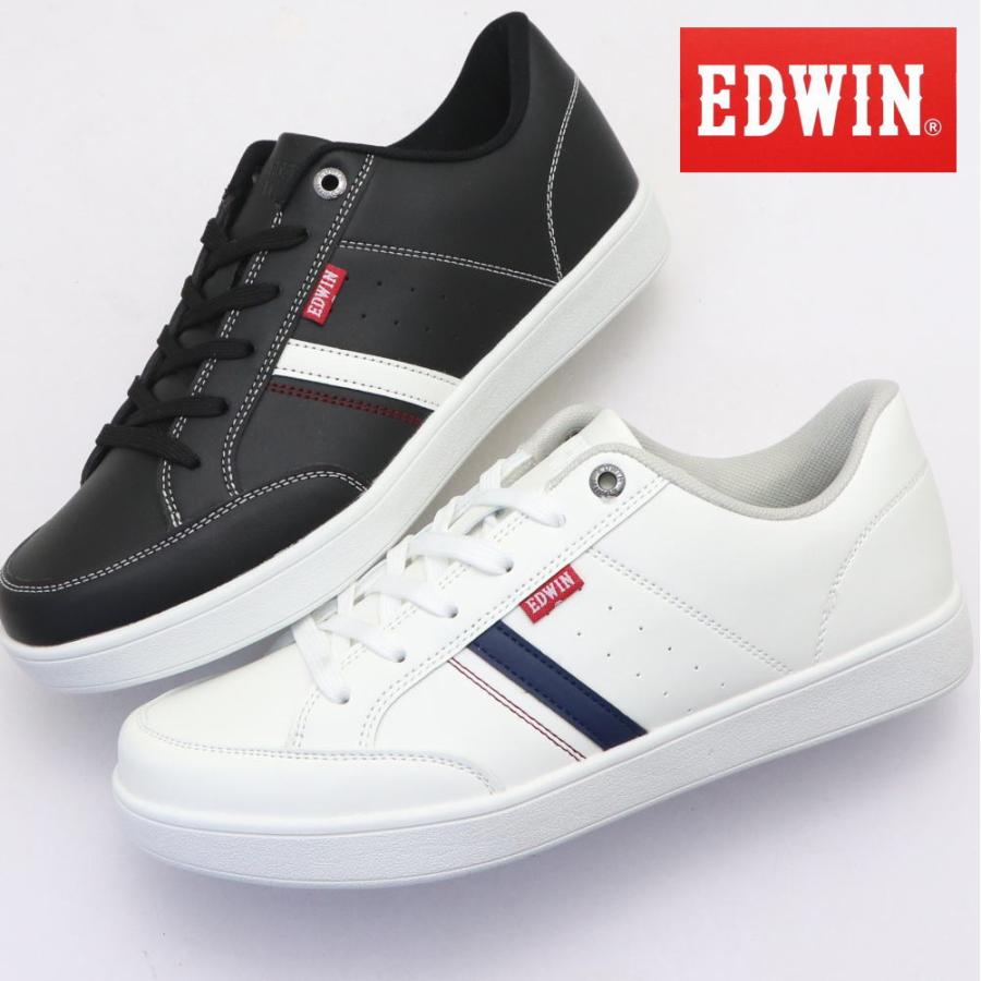 EDWIN メンズ エドウィン 軽量 ローカット コートスニーカーカジュアルシューズ No.7053 : 靴のAIKA - 通販 - Yahoo!ショッピング