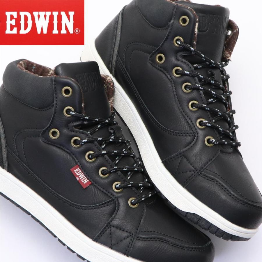 EDWIN メンズ ハイカットスニーカー エドウィン 防水 防滑 スニーカーブーツ No.7983 : 靴のAIKA - 通販 - Yahoo!ショッピング