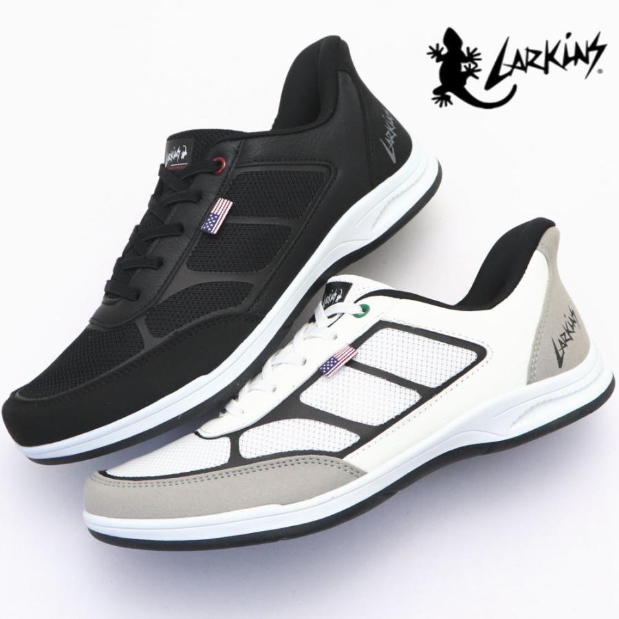 手を使わず履ける ラーキンス LARKINS メンズ スニーカー 軽量 ローカット ゴム紐 スリッポン No.6245 : lk6245 : 靴のAIKA - 通販 - Yahoo!ショッピング