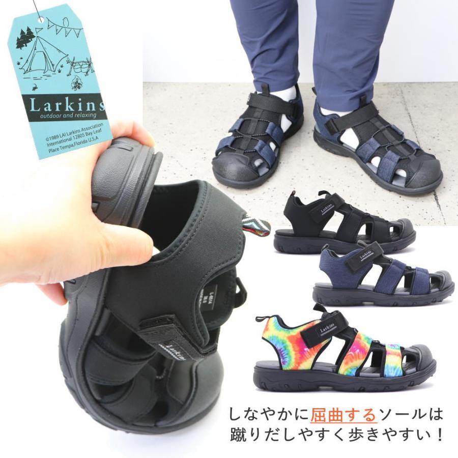 LARKINS 即納 メンズ サンダル ラーキンス スポーツサンダル アウトドア No.6514 : 靴のAIKA - 通販 - Yahoo!ショッピング