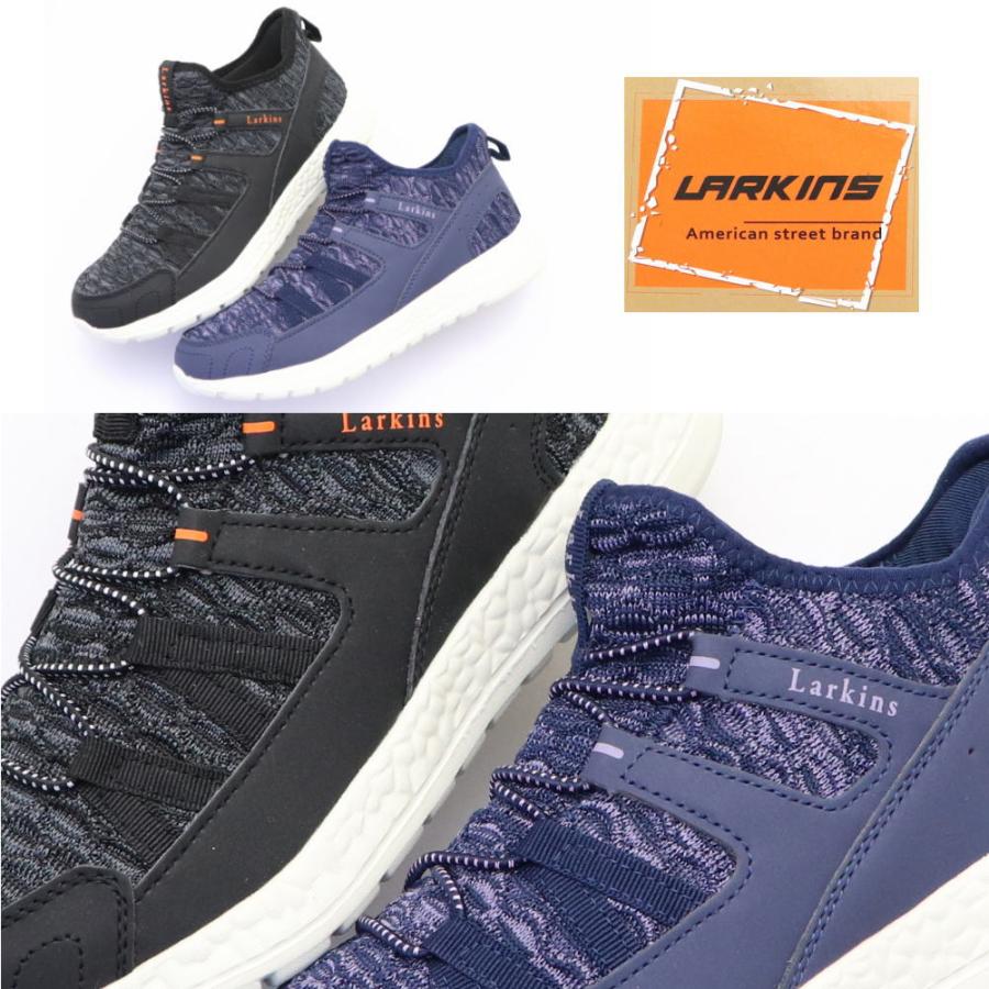 LARKINS 手を使わず履ける ラーキンス レディース スニーカー 軽量 ゴム紐 スリッポン No.792 : 靴のAIKA - 通販 - Yahoo!ショッピング