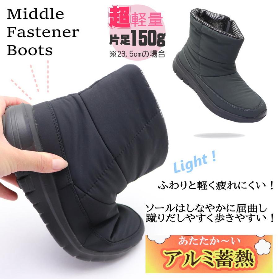 即納 「アウトレット」アルミ蓄熱 ショートブーツ レディース ファスナーブーツ 軽量 No.6512 : 靴のAIKA - 通販 - Yahoo!ショッピング