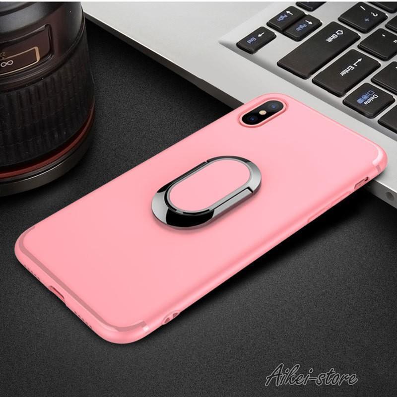iPhoneXカバー iPhoneXケース iPhone10 360度回転リング付き 便利 マグネット対応 メタルプレート内蔵 ソフトケース appl : アイケイネットショップ店 - 通販 ...
