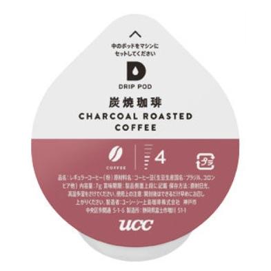 UCC DRIP POD ドリップポッド カプセル (DRIPPOD) 炭焼珈琲 カプセルコーヒー 7g×12杯×12箱 ※賞味期限：2025年7月 : ucc-dpsumiyaki-12 ...