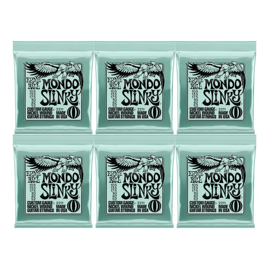 ERNIE BALL 2211/6セット [10.5-52] Mondo Slinky エレキギター弦/メール便発送・代金引換不可 : 愛曲楽器 Yahoo!ショッピング店 - 通販 ...