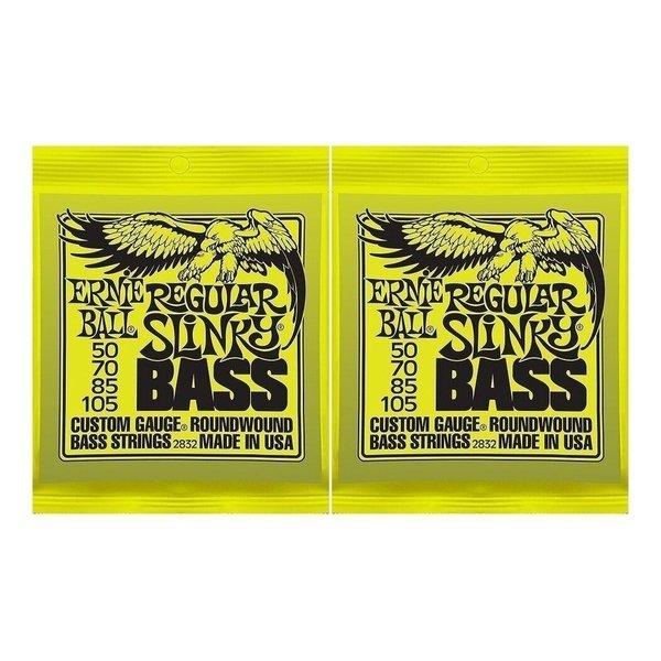 [ベース弦×2セット]ERNIE BALL 2832×2セット REGULAR SLINKY[50-105]/メール便発送・代金引換不可 ...