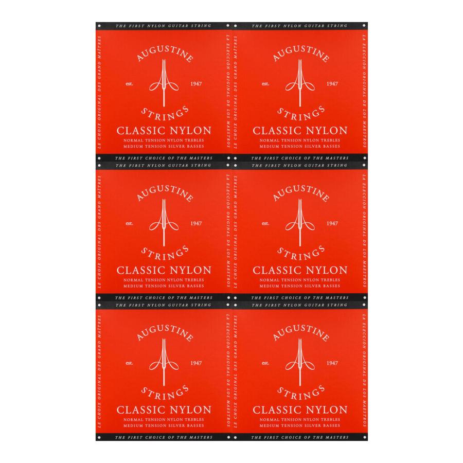 [弦×6セット]AUGUSTINE RED SET×6セット ミディアムテンション/メール便発送・代金引換不可 : red-setx6 : 愛曲楽器 Yahoo!ショッピング店 - 通販 ...