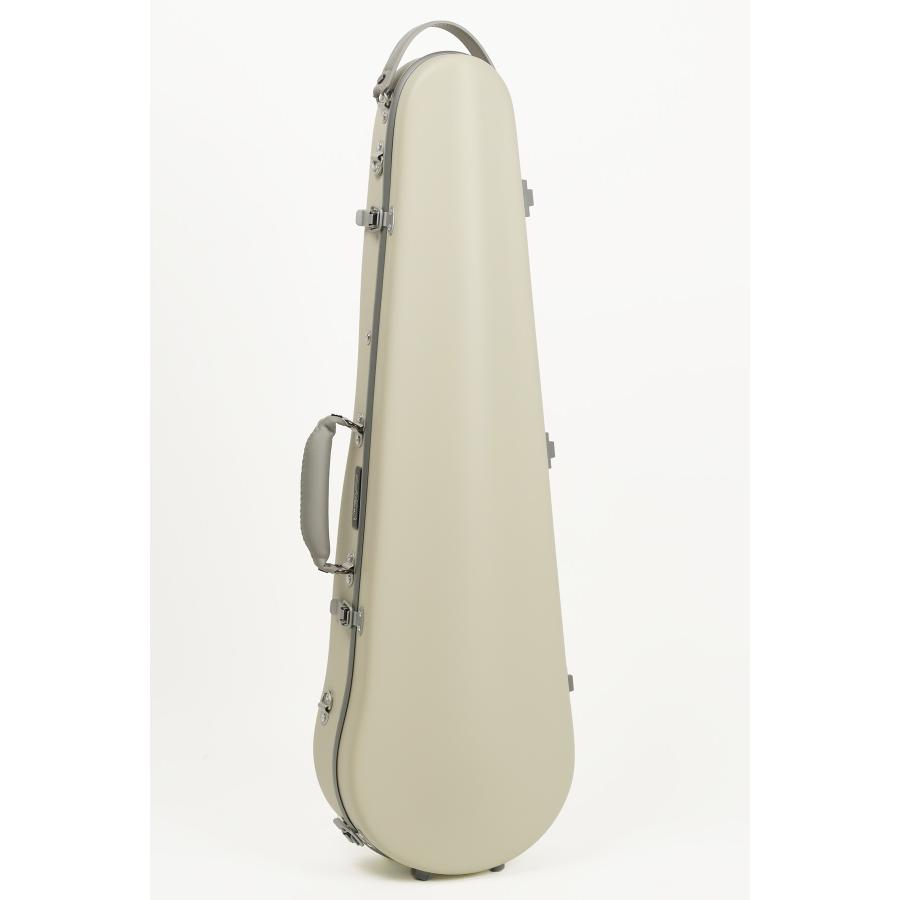 Carbon Mac CFV-2S S-MWH (ミルキーホワイト グレーライン) バイオリン ケース カーボンマック スリム サテン仕上げ 4/4用 リュックスタイル可 : 愛曲楽器 桜山 ...