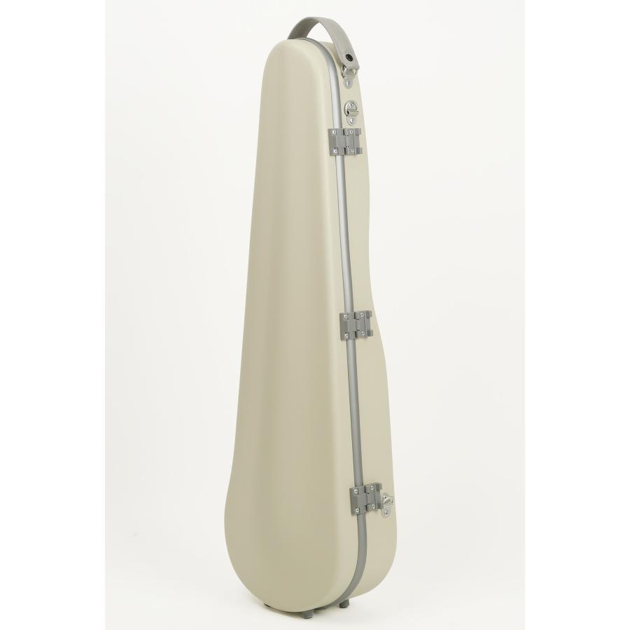 Carbon Mac CFV-2S S-MWH (ミルキーホワイト グレーライン) バイオリン ケース カーボンマック スリム サテン仕上げ 4/4用 リュックスタイル可 : 愛曲楽器 桜山 ...