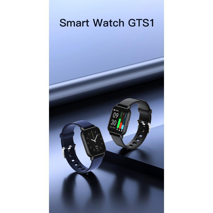 GTS1 スマートウォッチ 多機能 運動記録 1.3インチ Bluetooth 超長時間待機 健康管理 : ailes - 通販 ...